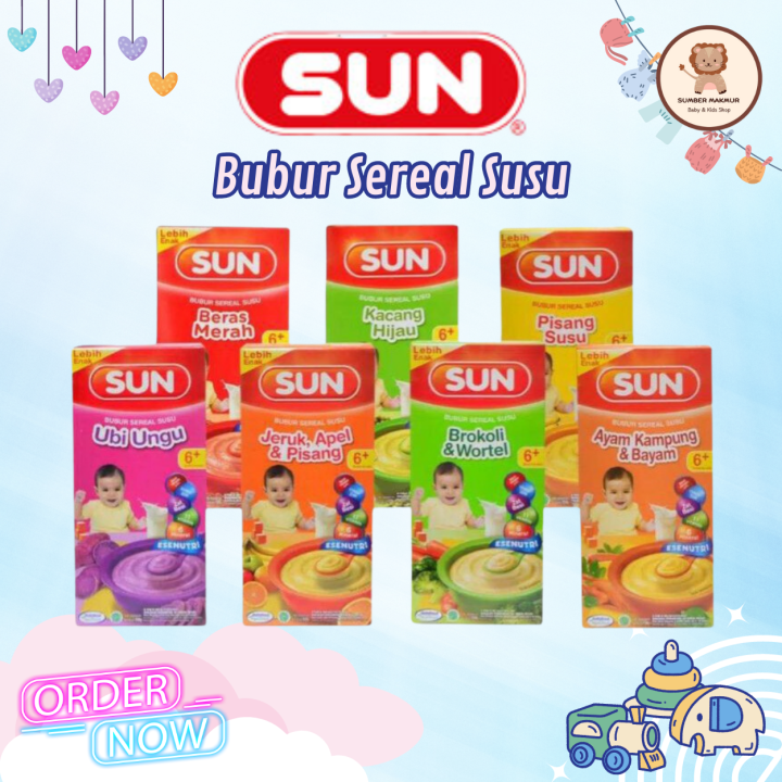 SUN BUBUR SEREAL SUSU 6M+ 120GR / MPASI 6+ BULAN | Lazada Indonesia