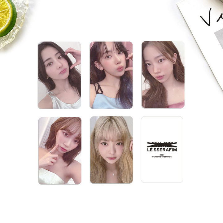 LESSERAFIM 2024 Season's Greetings PhotoCards Kpop Sakura Eunchae ...