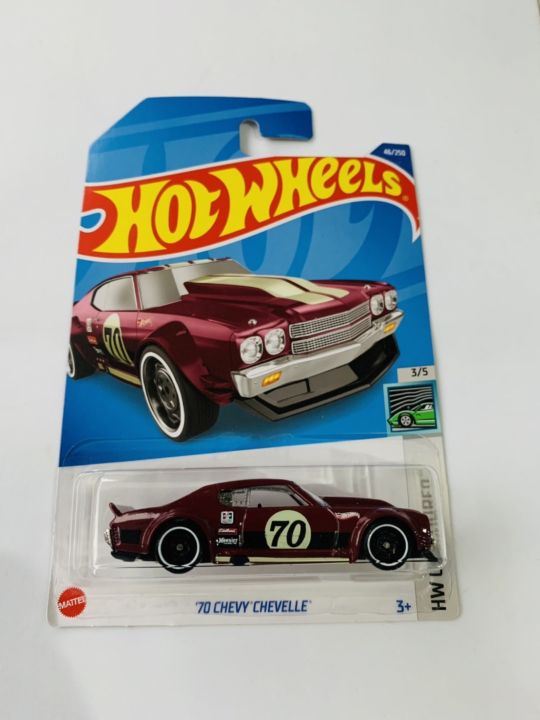HOTWHEELS HOT WHEELS 70 CHEVY CHEVELLE MERAH HW CONTOURED LOT B 2022 ...
