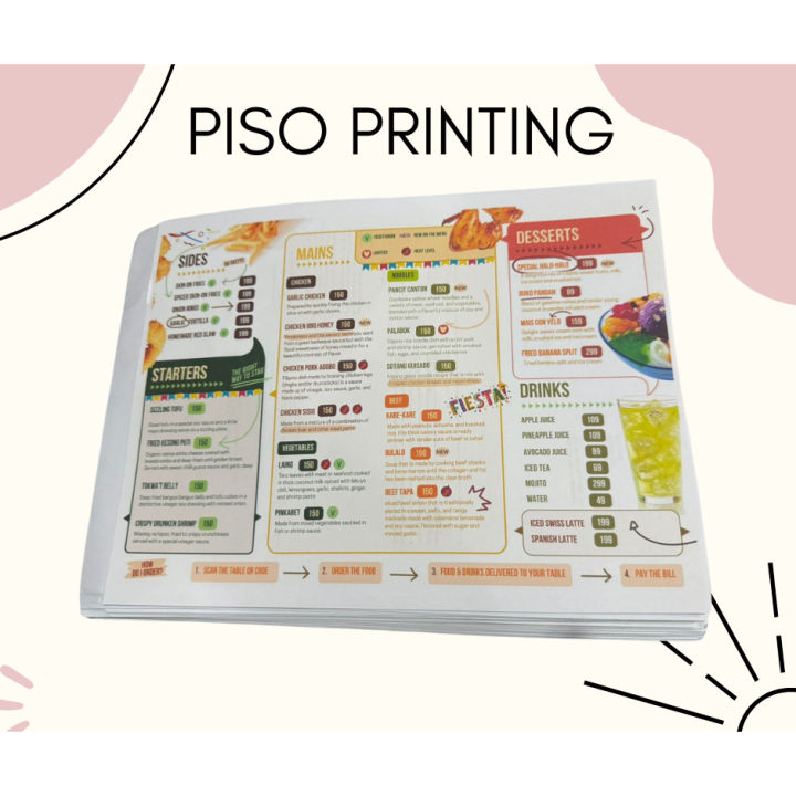 Piso Printing/Document Printing/Colored Printing | Lazada PH
