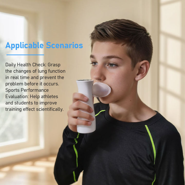 Electronic Spirometer Portable Spirometer with 7 Mouthpieces for ...