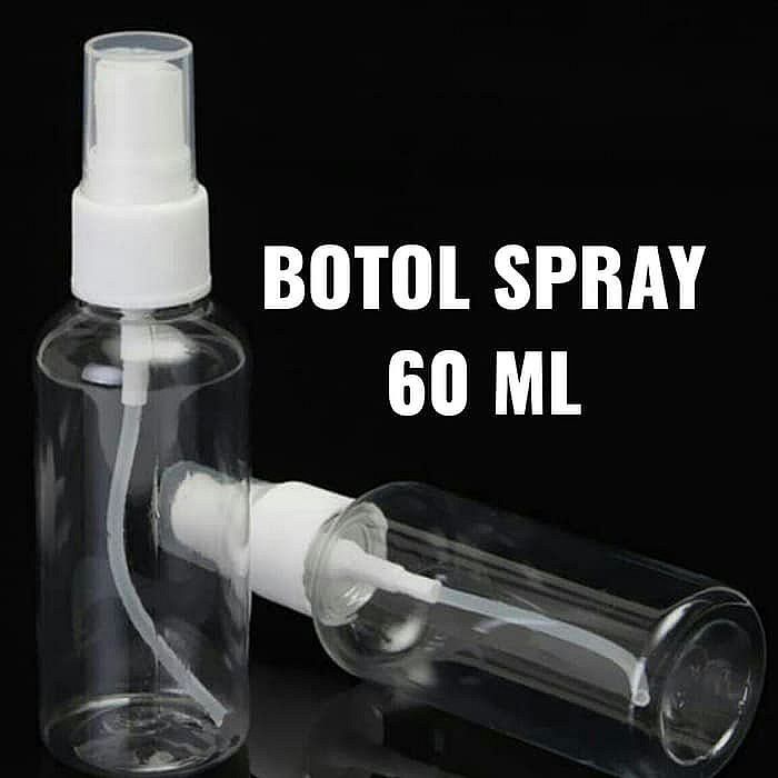 SPRAY BOTOL PLASTIK 60ml PET BENING PUTIH (100 PCS) | Lazada Indonesia