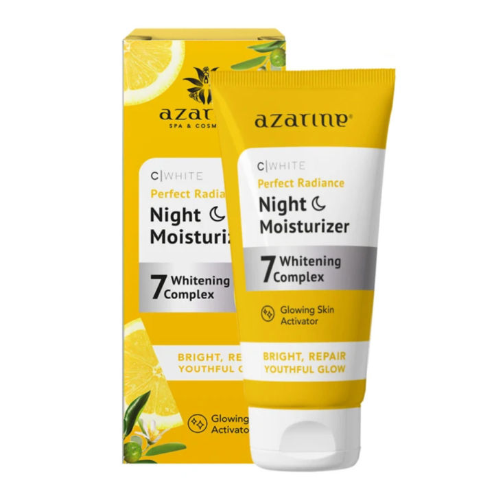 AZARINE C White Night Moisturizer 25gm Moisturizer Brightening Krim ...
