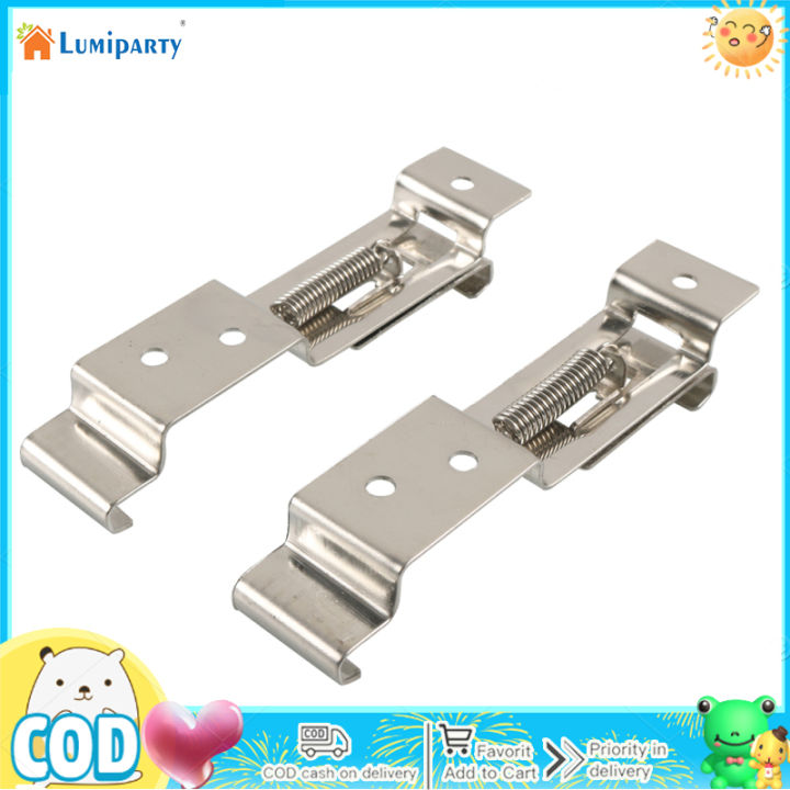 2Pcs Trailer Number Plate Holders Clips Stainless Steel Spring Loaded ...