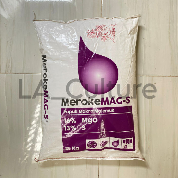 Pupuk Meroke MAG-S 25 Kg Magnesium Oksida Kemasan Pabrik | Lazada Indonesia
