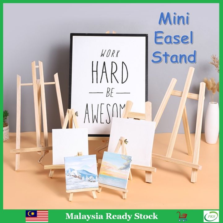 Mini Easel Stand Pine Wood Easel Mini Canvas Mini Display Stand | Lazada