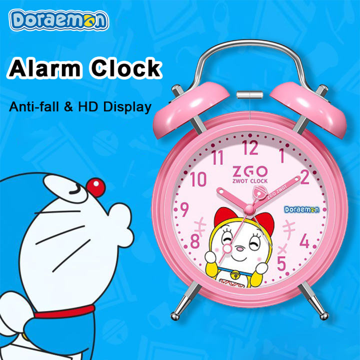 100% Authentic Doraemon Alarm Clock Classic Loud Ring with Backlight ...