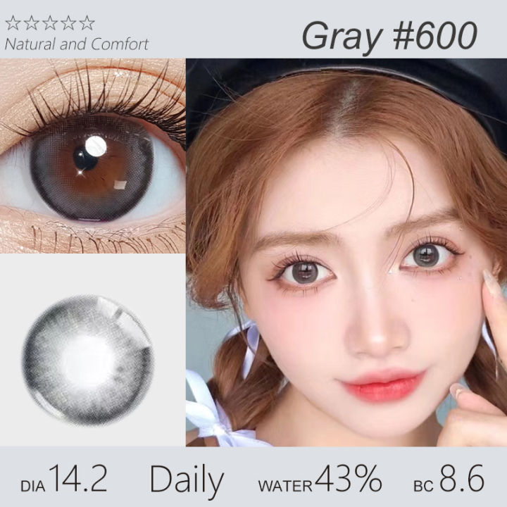 Daily Colored Lens with power（10 Pieces）naturally enlarge your eyes hot ...