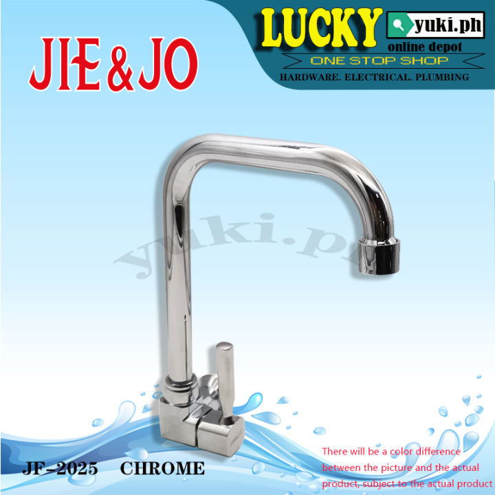 JF-2025 JIE & JO CHROME FAUCET ( WALL TYPE ) | Lazada PH