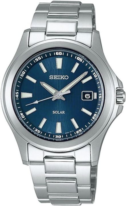 [Seiko] SEIKO Solar Quartz SOLAR Quartz Watch SBPN071 Silver Blue Men ...