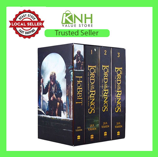 The Hobbit and The Lord of The Rings LOTR 4 Books Set by J. R. R ...