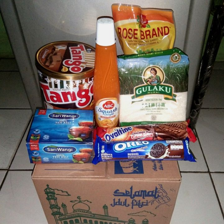 Paket Parcel Lebaran / Hari Raya Idul Fitri Hemat Murah Pack Kardus ...