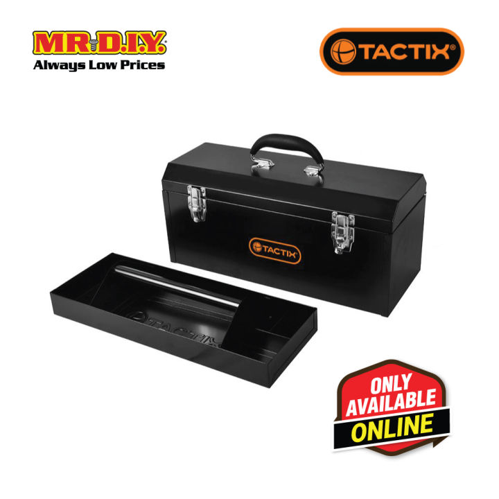 TACTIX Steel Tool Box (51cm) | Lazada