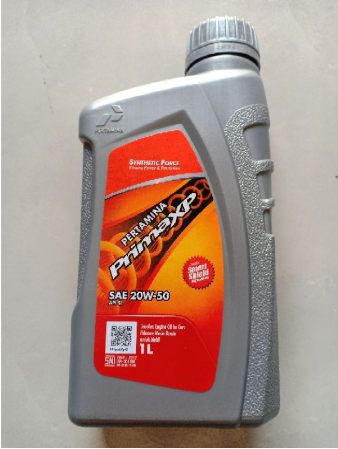 Oli Mesin motor Pertamina PRIMA XP SAE 20W-50 1LITER oli motor sport ...