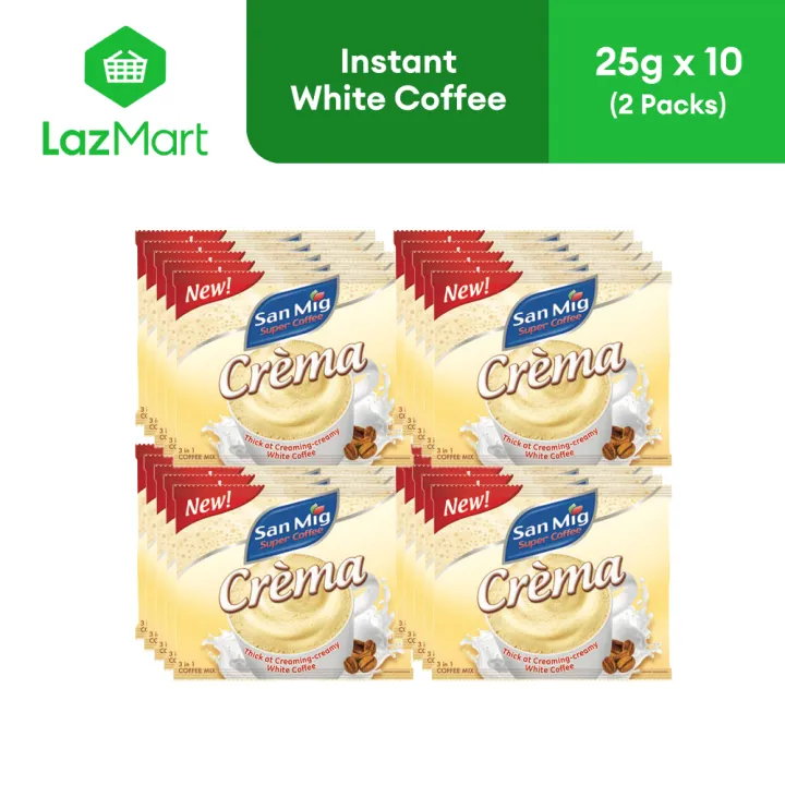 San Mig Super Coffee Crema Strip 25g x 10s - Pack of 2 | Lazada PH