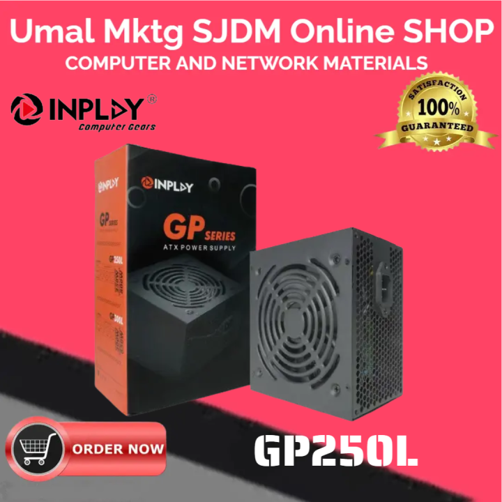 NO BOX INPLAY GP250L 800W ATX POWER SUPPLY BIG FAN 18inc WIRE, 8-PIN ...