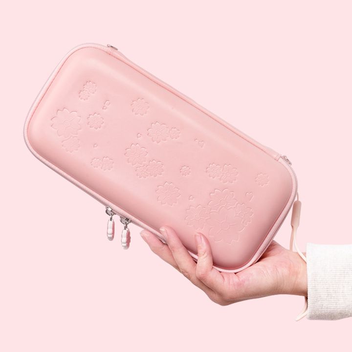 Cute Pink Sakura Storage Bag Cover Case For Nintendo Switch Oled ...