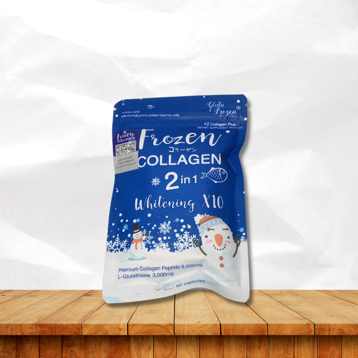 Frozen Collagen Supplement 2 In 1 Whitening x10 With Glutathione And ...