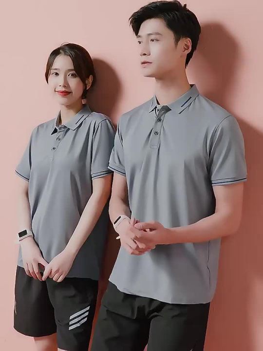 Áo Khô Nhanh Lụa Lạnh polo In Áo Sơ Mi logo Cộc Tay Mùa Hè T Áo Sơ Mi Sửa Xe 4S Cửa Hàng Quần Áo ...