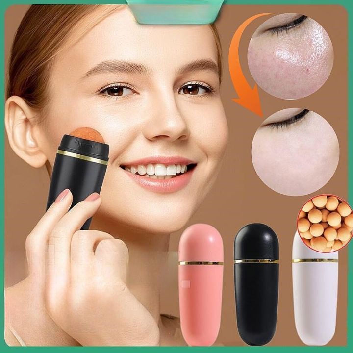 Natural Volcanic Roller Oil Control Rolling Stone Face T-Zone Oil ...