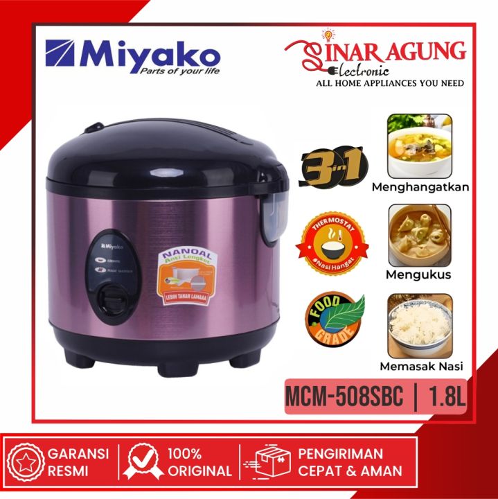 MAGIC COM / RICE COOKER MIYAKO MCM 508SBC / MCM508SBC / MCM508 SBC [ 1 ...