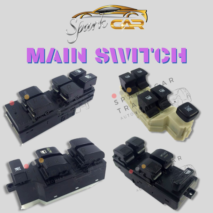 Power Window Main Switch (TOYOTA AVANZA / PROTON SAGA FLX / PERODUA ...