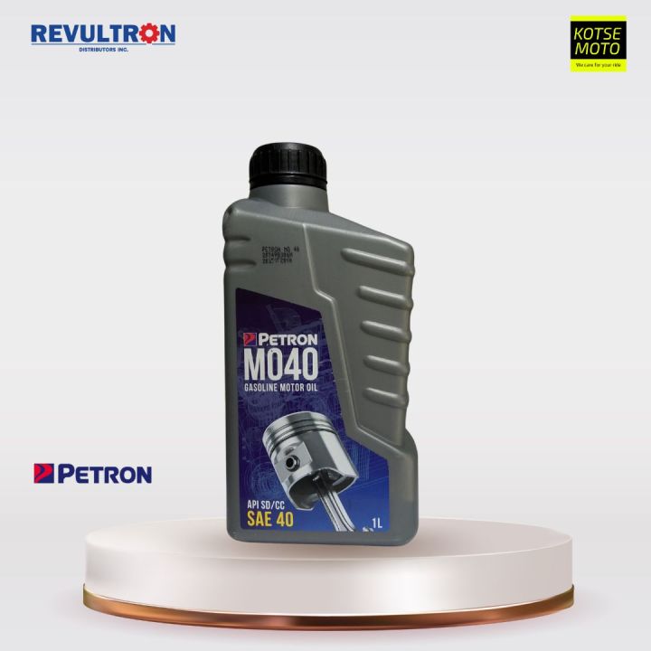 PETRON MO 40 API SD/CC SAE 40 GASOLINE MOTOR OIL 1 LITER | Lazada PH