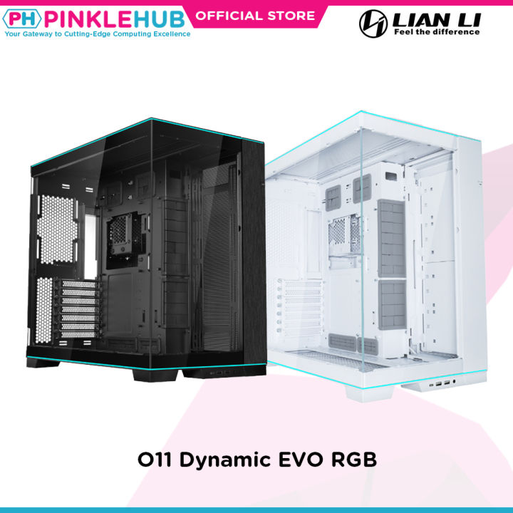 PinkleHub | Lian Li O11D EVO RGB ATX case featuring dual ARGB light ...