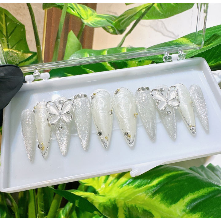 Nails thiết kế mắt mèo họa tiết xinh xắn mã 287 | Lazada.vn