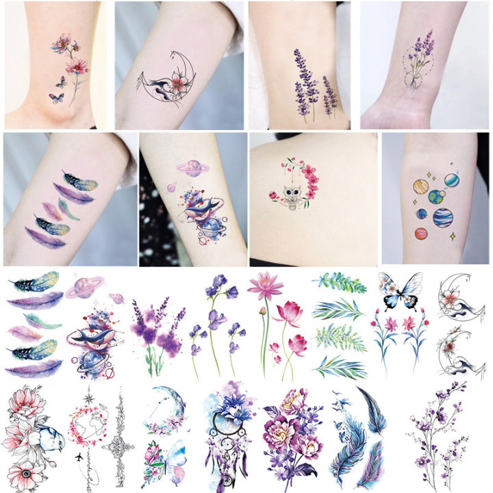 Waterproof Long-lasting Tattoo Stickers Ins Style Small Fresh Tattoos ...