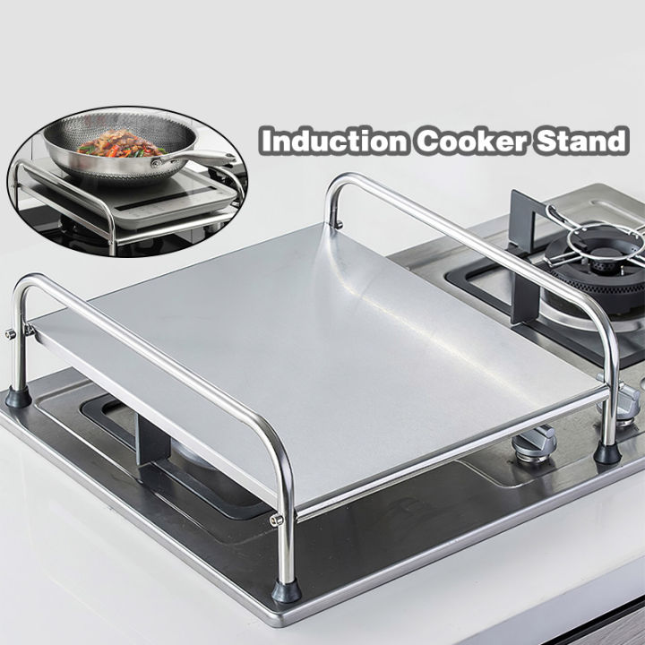 Stainless Steel Induction Cooker Stand Stove Tabletop Spice Holder ...