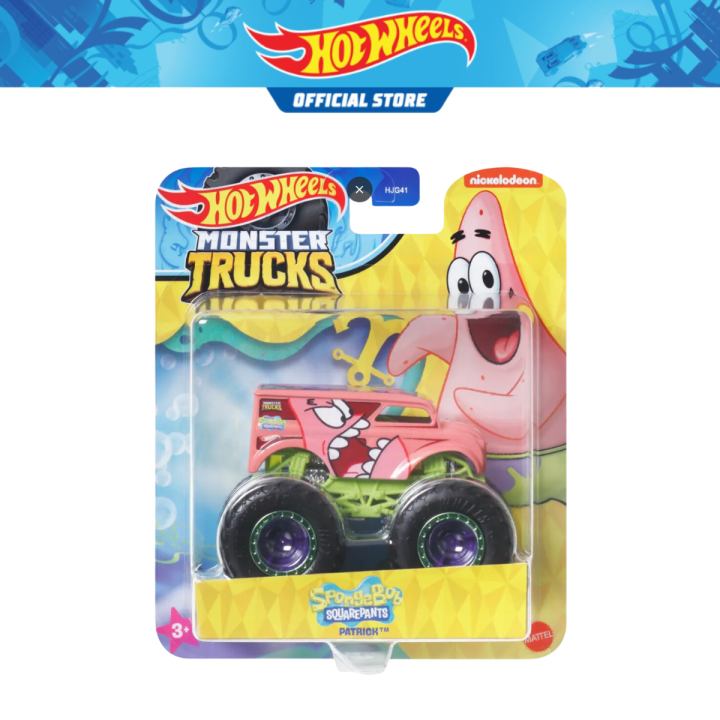 Hot Wheels Monster Trucks Spongebob Series 1:64 Entertainment Themed ...