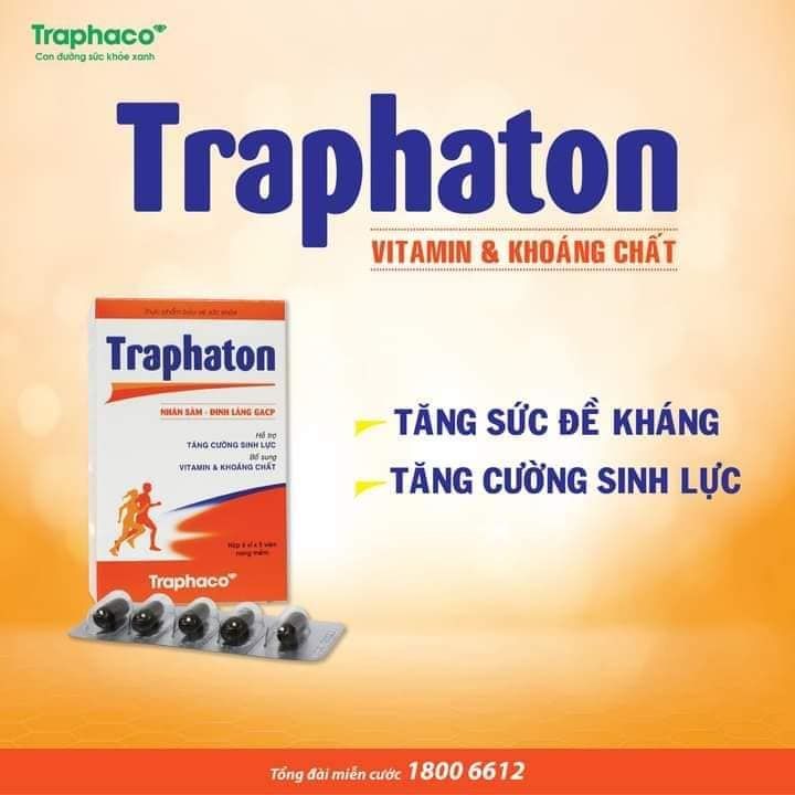 HOP 30 viên TRAPHATON TRAPHACO - BỔ SUNG VITAMIN VÀ KHOÁNG CHẤT TĂNG ...