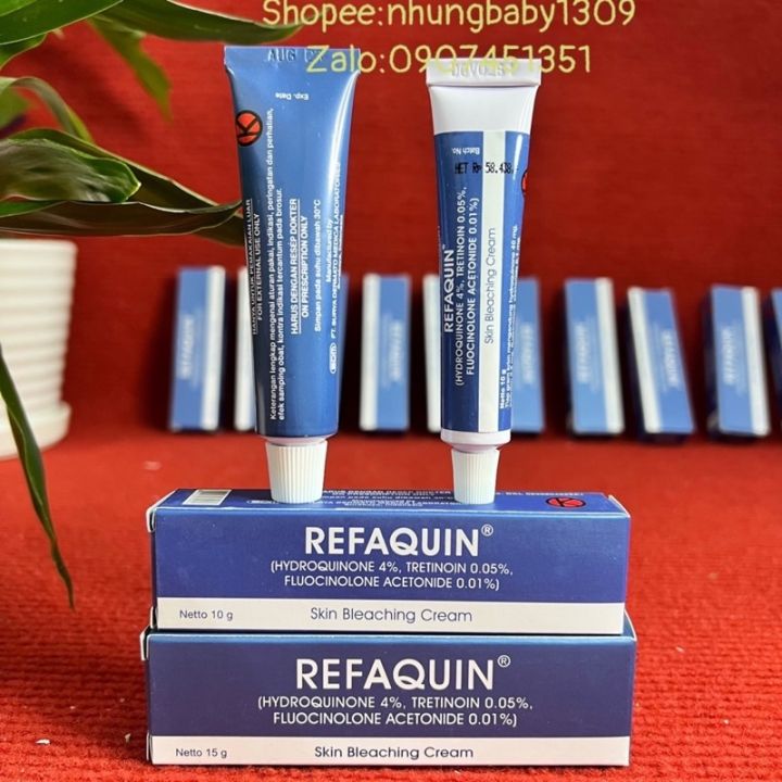 ∈♕☎ Kem Refaquin Hydroquinone 4 Tretinoin 005 trắng các hắc sắc tố trên ...