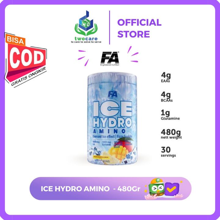 FA ICE Hydro Amino 480 Gram EAAS BCAA 30 Servings | Lazada Indonesia