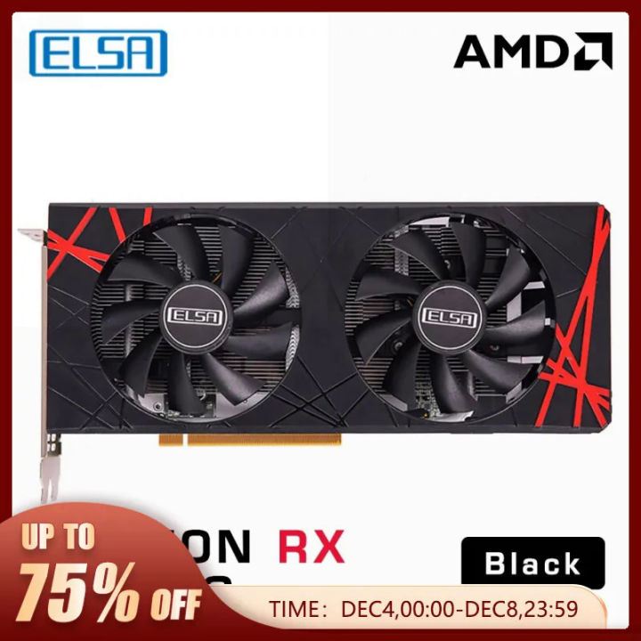 AMD Radeon RX 580 8GB GDDR5 2048SP 256bit Black GPU For Desk Computer ...