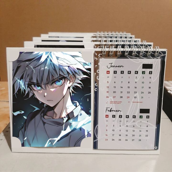 KALENDER DUDUK 2025 KILLUA ZOLDYCK KALENDER ANIME | Lazada Indonesia