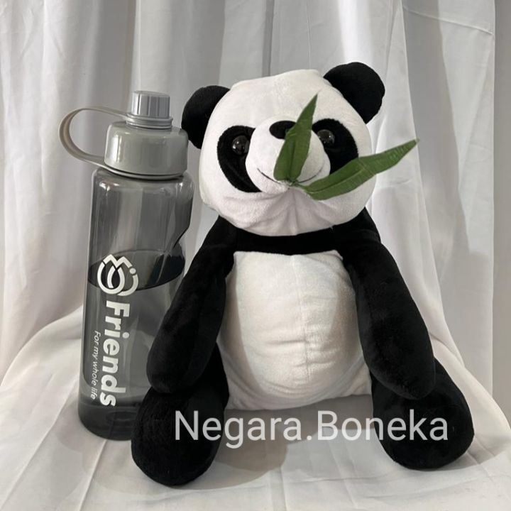Boneka panda Makan Rumput Duduk 30cm lucu dan Imut | Lazada Indonesia