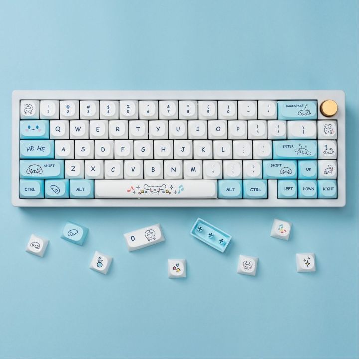 Cinnamoroll Keycaps PBT Dye-sub MA/MOA Profile Keycap Custom Keycaps ...