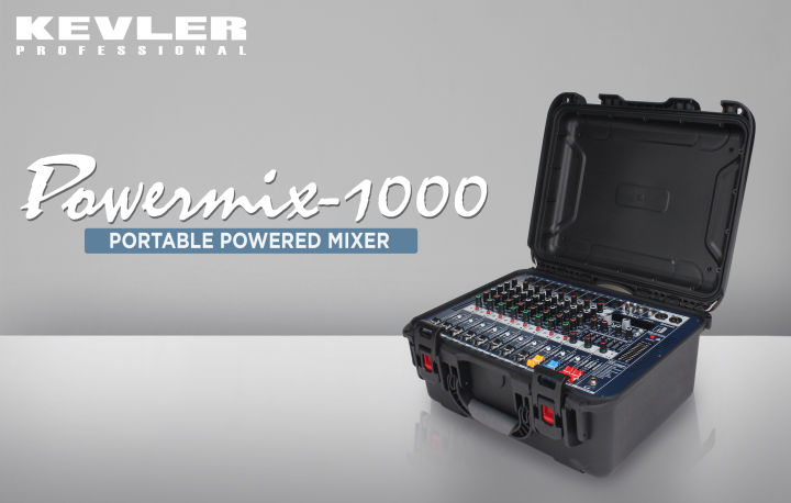 Kevler Professional POWERMIX-1000 Portable Powered Mixer | Lazada PH