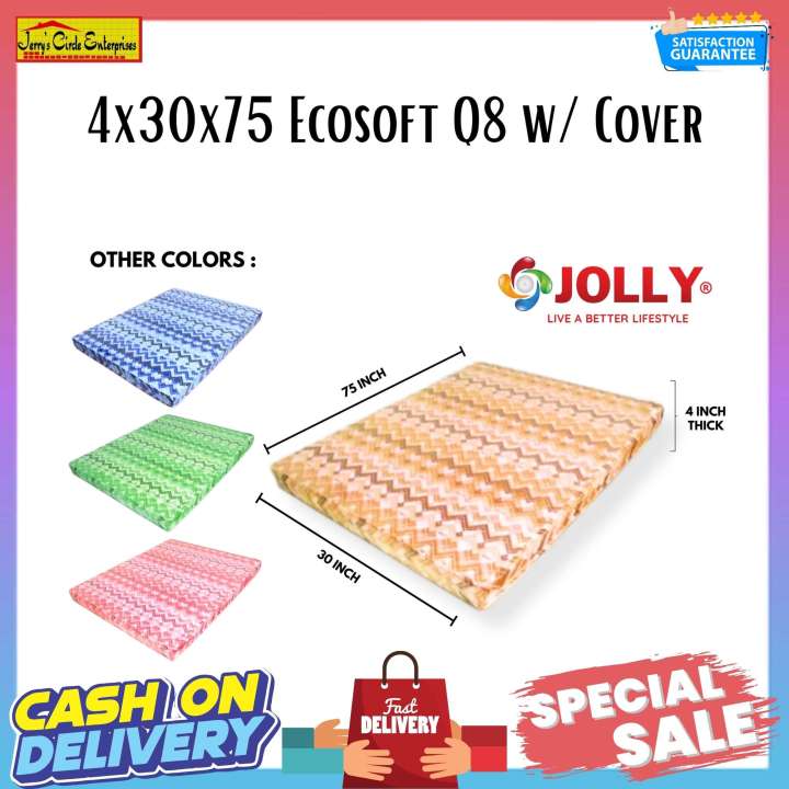 4 INCHES JOLLY ECOSOFT FOAM / EXTRA SINGLE FOAM/JOLLY FOAM/ECOSOFT FOAM ...