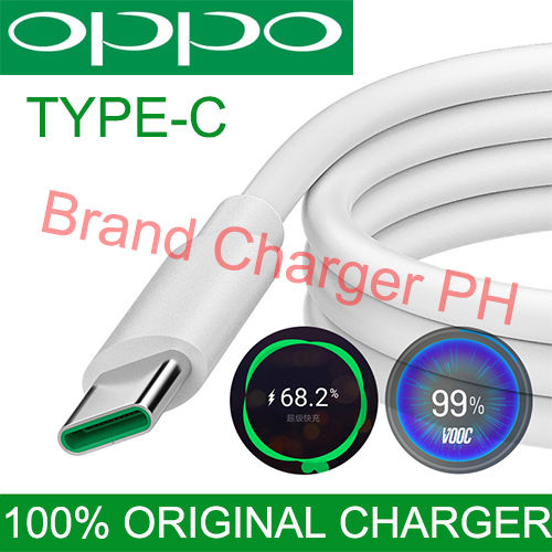 100% Original Oppo Charger 5A Type-C Cable/USB For Andorid Fast Charger ...