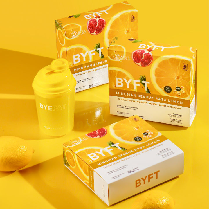 BYEFAT (BYFT Fiber) Minuman Diet Penurun Berat Badan & Detox (Paket ...