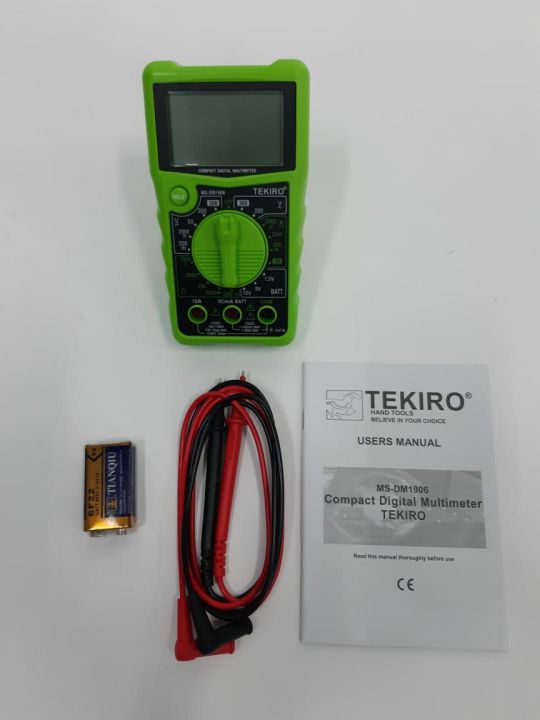 TEKIRO COMPACT DIGITAL MULTIMETER TEKIRO ALAT TEST UKUR TESTER PENGUKUR ...