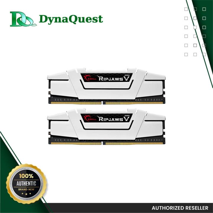 G.Skill Ripjaws V 32GB White Dual DDR4 3600Mhz CL18 F4-3600C18D-32GVW ...