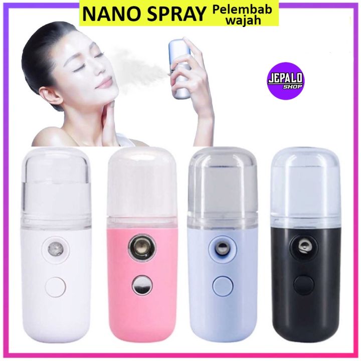 Nano Spray Portable Mini USB Pelembab wajah muka Mist Sprayer Pelembab Wajah Perawatan Wajah ...