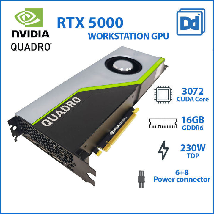 NVIDIA QUADRO RTX 5000 16GB workstation graphic card การ์ดจอทำงาน ...