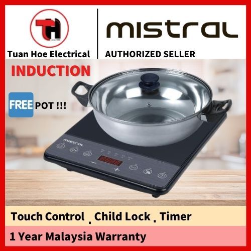 MISTRAL Induction Cooker MIC314 FREE POT | Lazada
