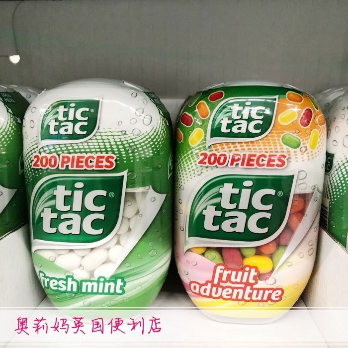 Spot UK TICTAC Tick Tick Tone Fresh Mint Coke Sprite Fruit Candy 200 ...