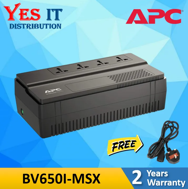 APC BV650I-MSX / BV800I-MS / BV1000I-MSX / BVX1200LI-MS / BX2200MI-MS 230V EASY UPS BACKUP ...